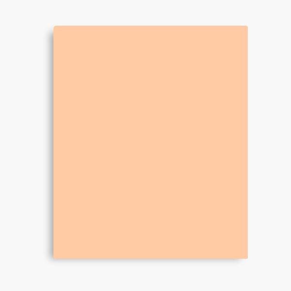 Peach Color Canvas Prints | Redbubble
