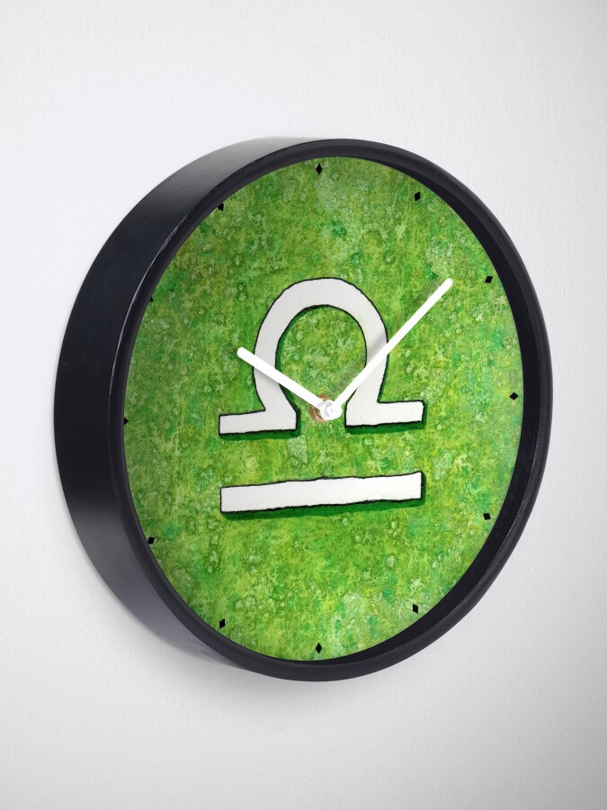 "Zodiac sign : Libra" Clock for Sale by savousepate | Redbubble