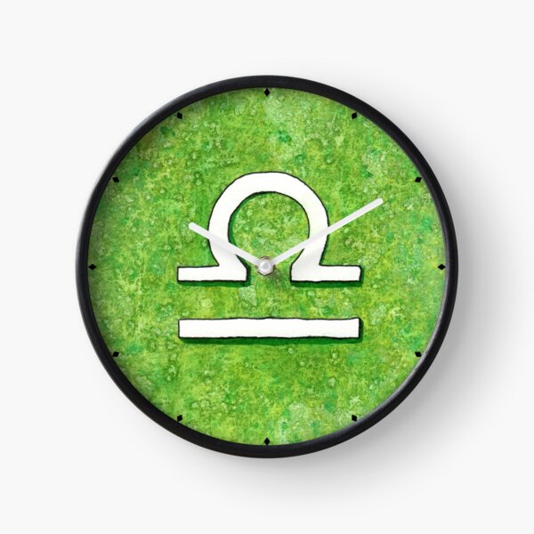 "Zodiac sign : Libra" Clock for Sale by savousepate | Redbubble