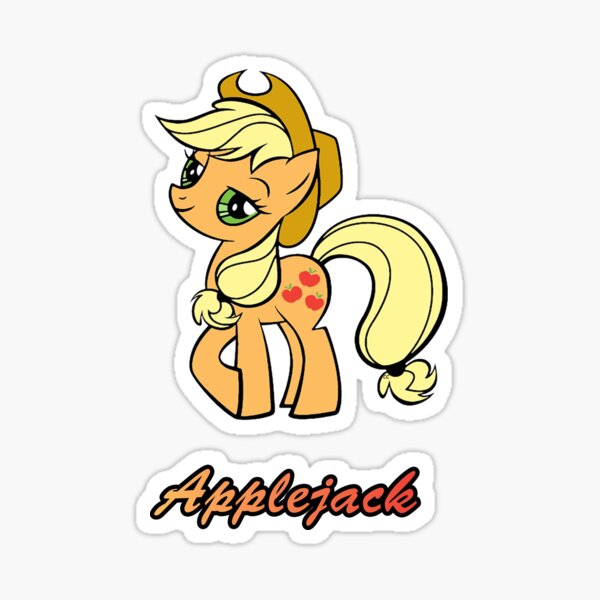 "Applejack - My Little Pony" Sticker for Sale by Specialstace83 | Redbubble