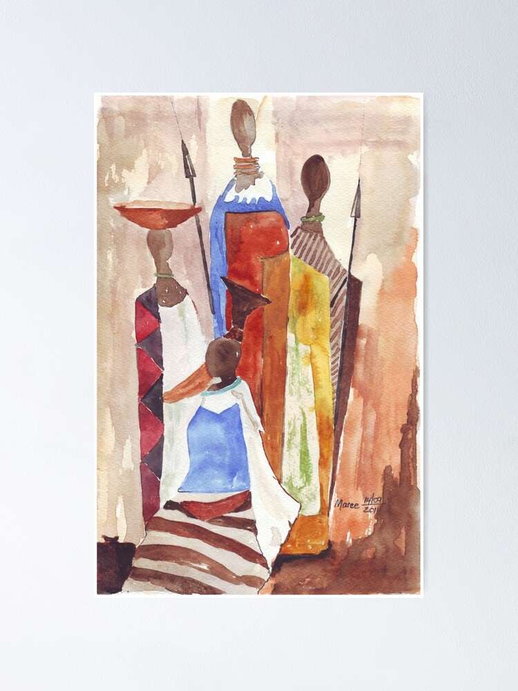 "Lodge décor - The Indaba " Poster by MareeClarkson | Redbubble