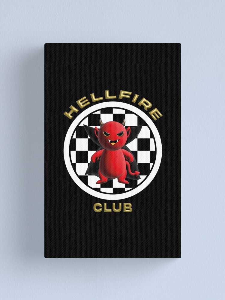 "Hellfire club logo with a 3D demon" Canvas Print for Sale by Martapp ...