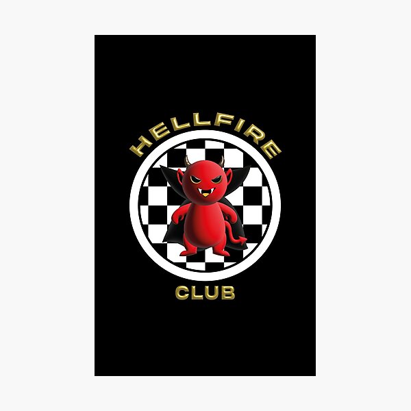 "Hellfire club logo with a 3D demon" Photographic Print for Sale by ...