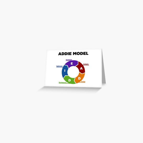 "ADDIE Model" Greeting Card for Sale by chansip | Redbubble