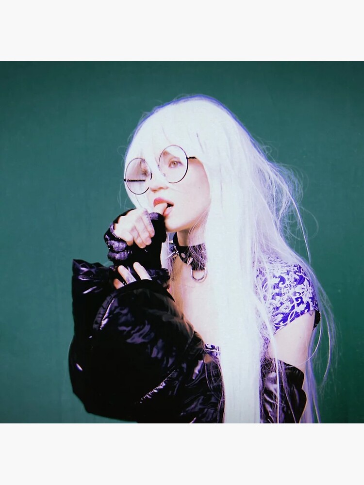 "Grimes Ethereal Glasses" Sticker for Sale by InfluentialArt | Redbubble