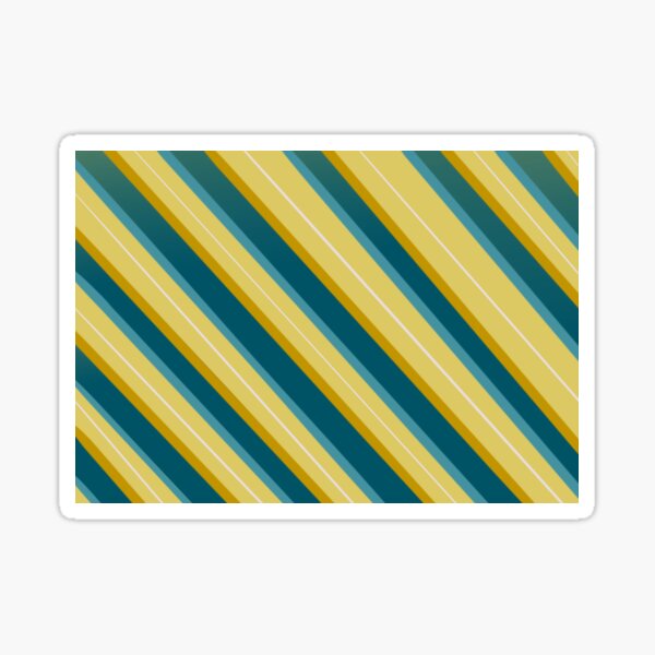 "5 color stripe pattern cool summer" Sticker for Sale by miraculousdork ...