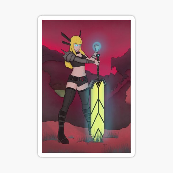 "Magik" Sticker for Sale by SamskyDraws | Redbubble