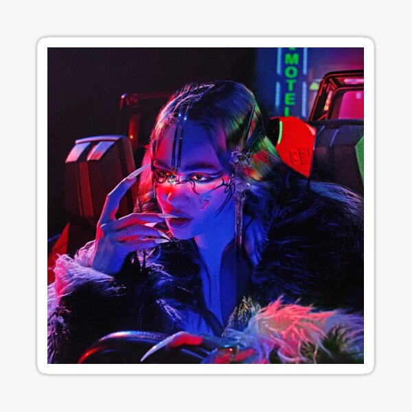 "Grimes Cyberpunk " Sticker for Sale by InfluentialArt | Redbubble