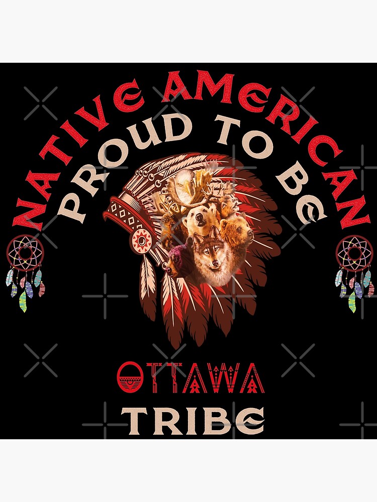 Poster « Tribu amérindienne fière d'être Ottawa », par ZoldicShop ...