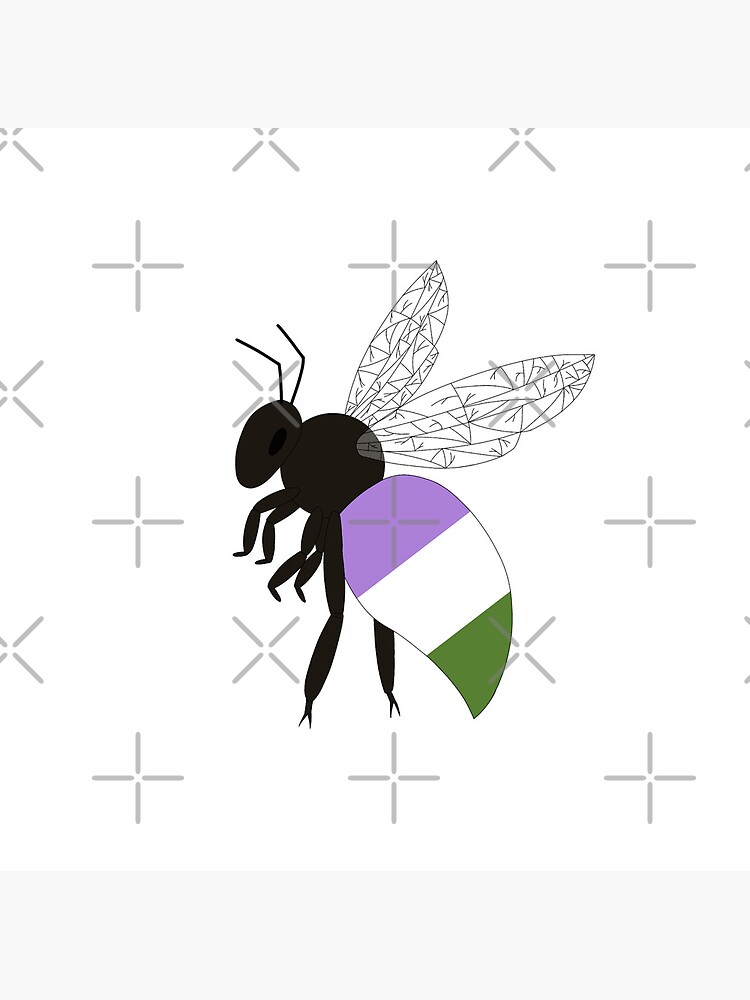 "pride bee Gender Queer flag" Art Print for Sale by Springtrap164 ...