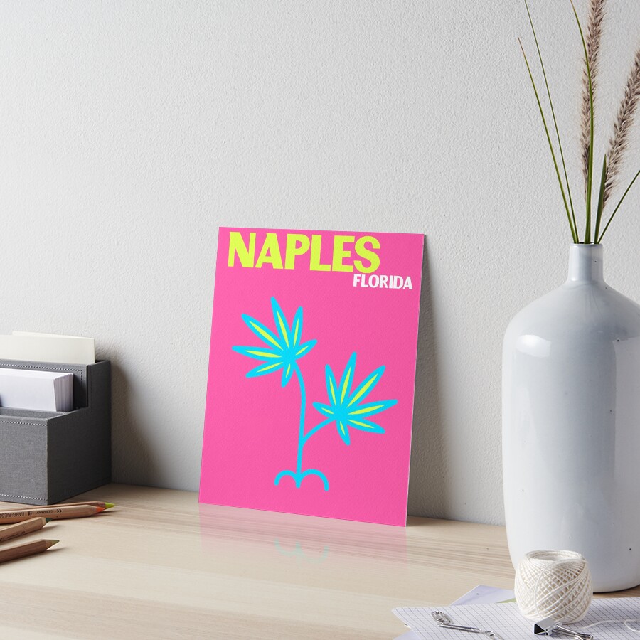"NAPLES FLORIDA" Poster for Sale by Julia Santos | Redbubble