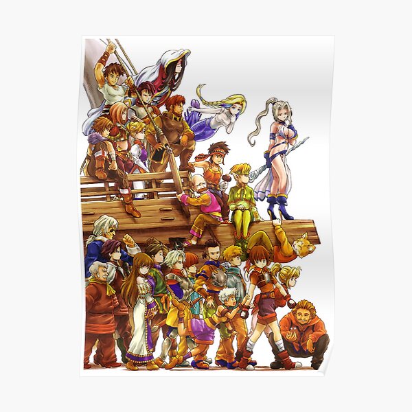 "Star of Destiny Suikoden 4" Poster for Sale by finnblick | Redbubble