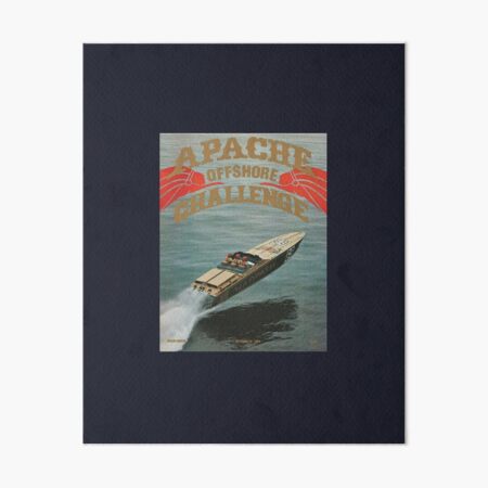 "Offshore Classic Boating" Art Board Print for Sale by ChristinasMess ...