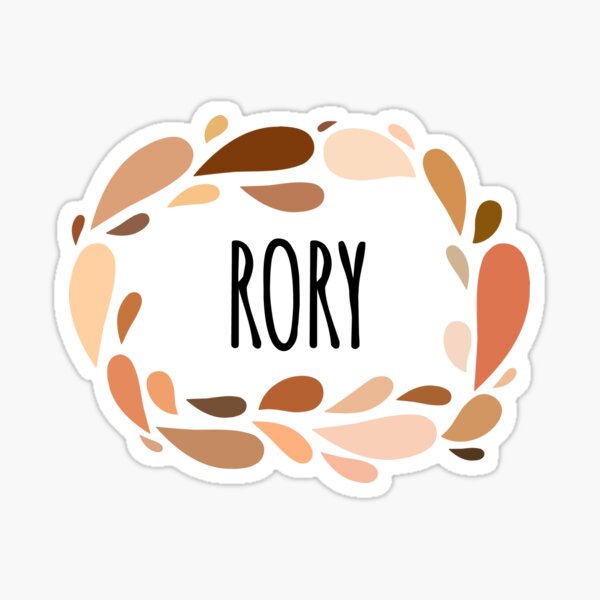 "Rory - Names for Wife Daughter and Girl" Sticker by kindxinn | Redbubble