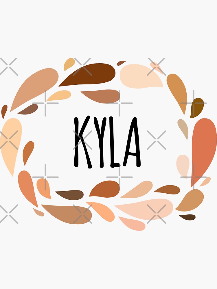 "Kyla - Names for Wife Daughter and Girl" Sticker for Sale by kindxinn ...