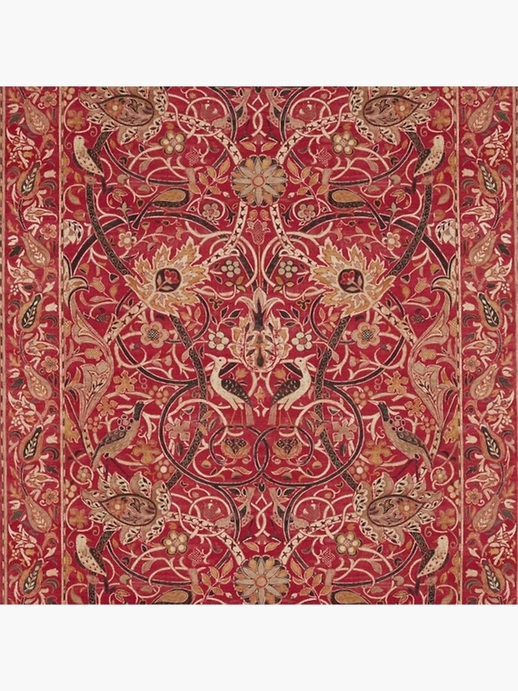 "William Morris - Red Bullerswood Pattern" Poster for Sale by ...