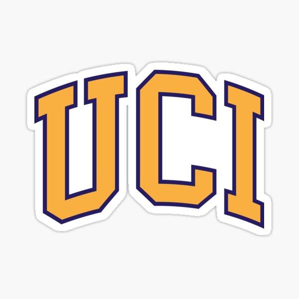 "uci - college font " Sticker for Sale by scollegestuff | Redbubble