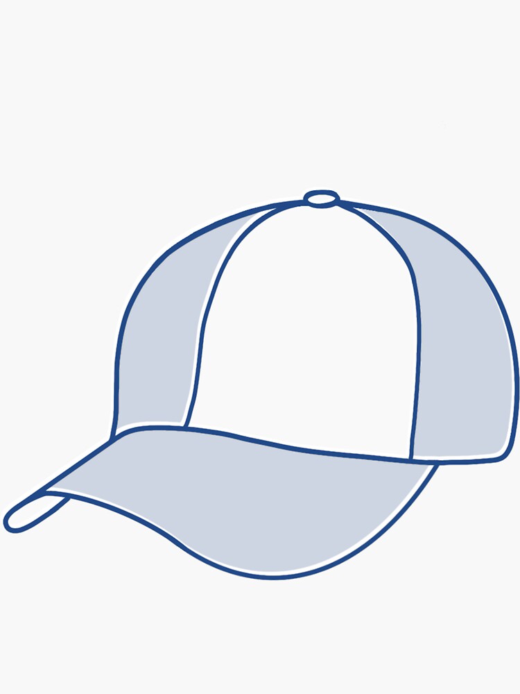 "Baseball Cap" Sticker for Sale by adsempermeliora | Redbubble