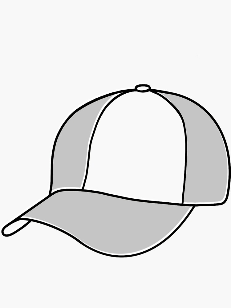 "Baseball Cap" Sticker for Sale by adsempermeliora | Redbubble