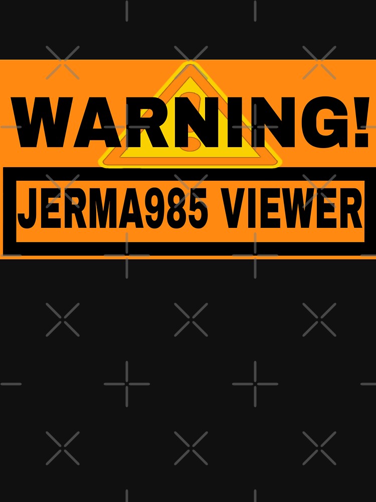 "WARNING Jerma985 Viewer" T-shirt for Sale by PopPunkFairyy | Redbubble ...