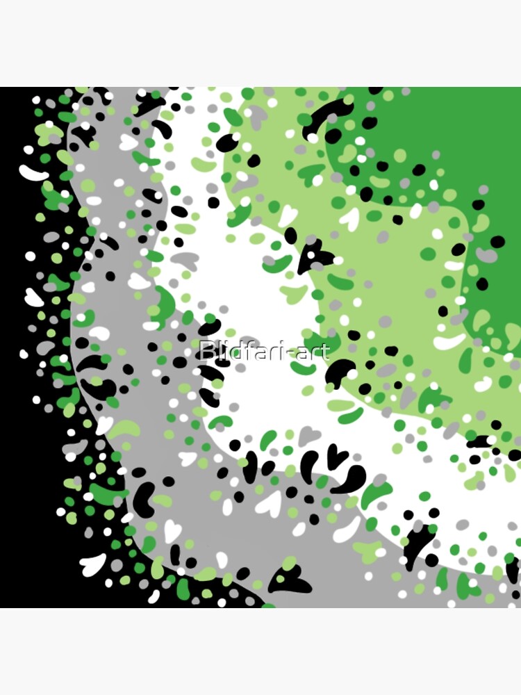 "Aromantic flag art" Poster for Sale by Blidfari-art | Redbubble