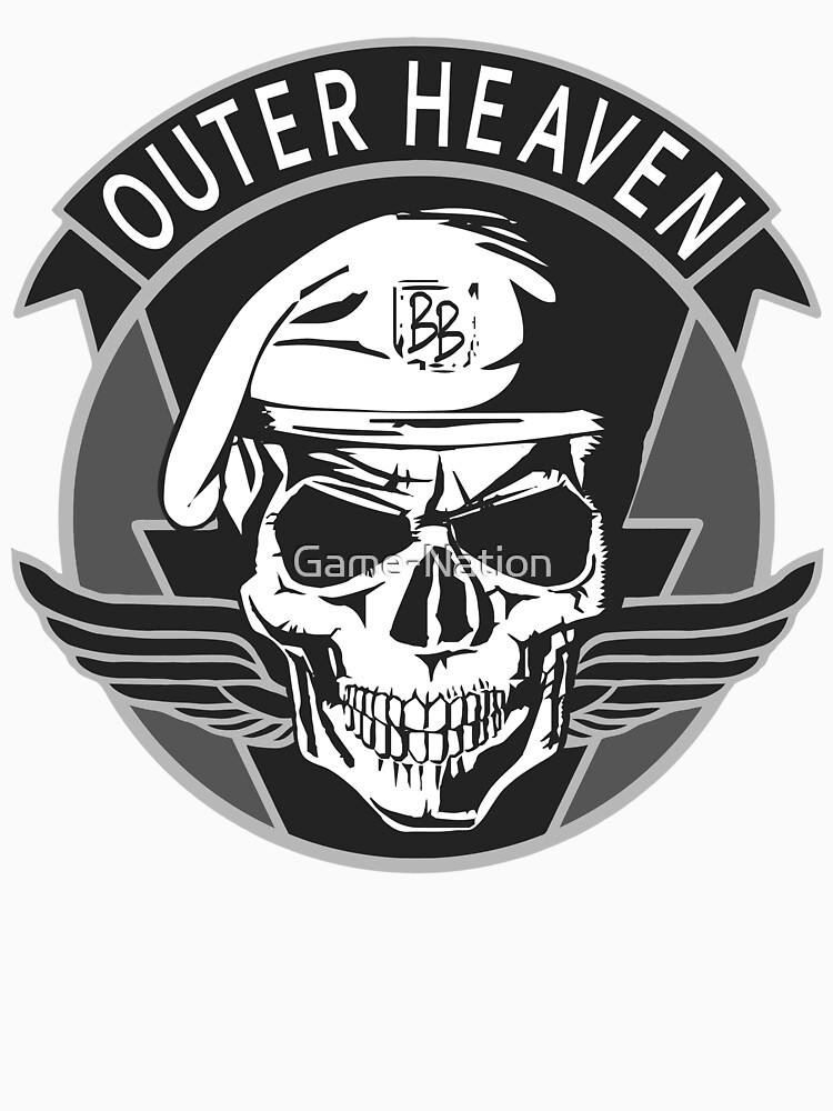"Outer Heaven - (MGSV)" T-shirt for Sale by Game-Nation | Redbubble ...