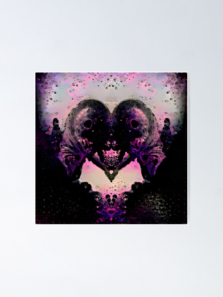 "Alien Heart Hybrid 2" Poster for Sale by Rumrabbit82 | Redbubble