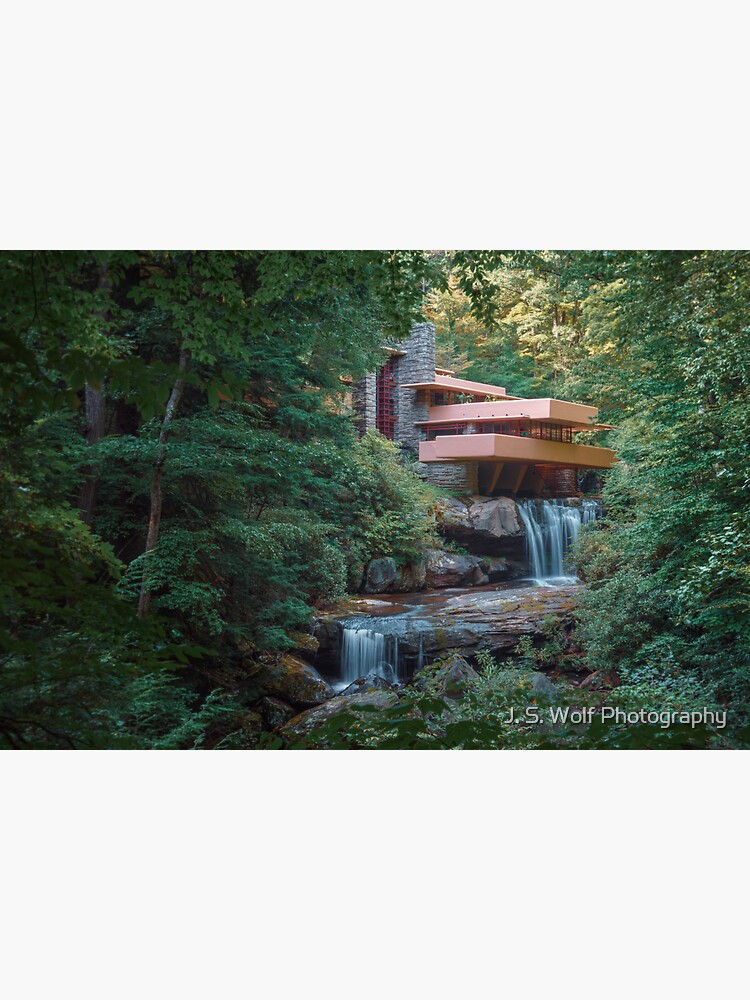 "Fallingwater" Sticker for Sale by jswolfphoto | Redbubble