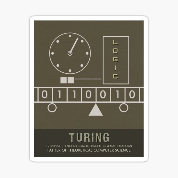 "Science Posters - Alan Turing - Mathematician, Computer Scientist ...