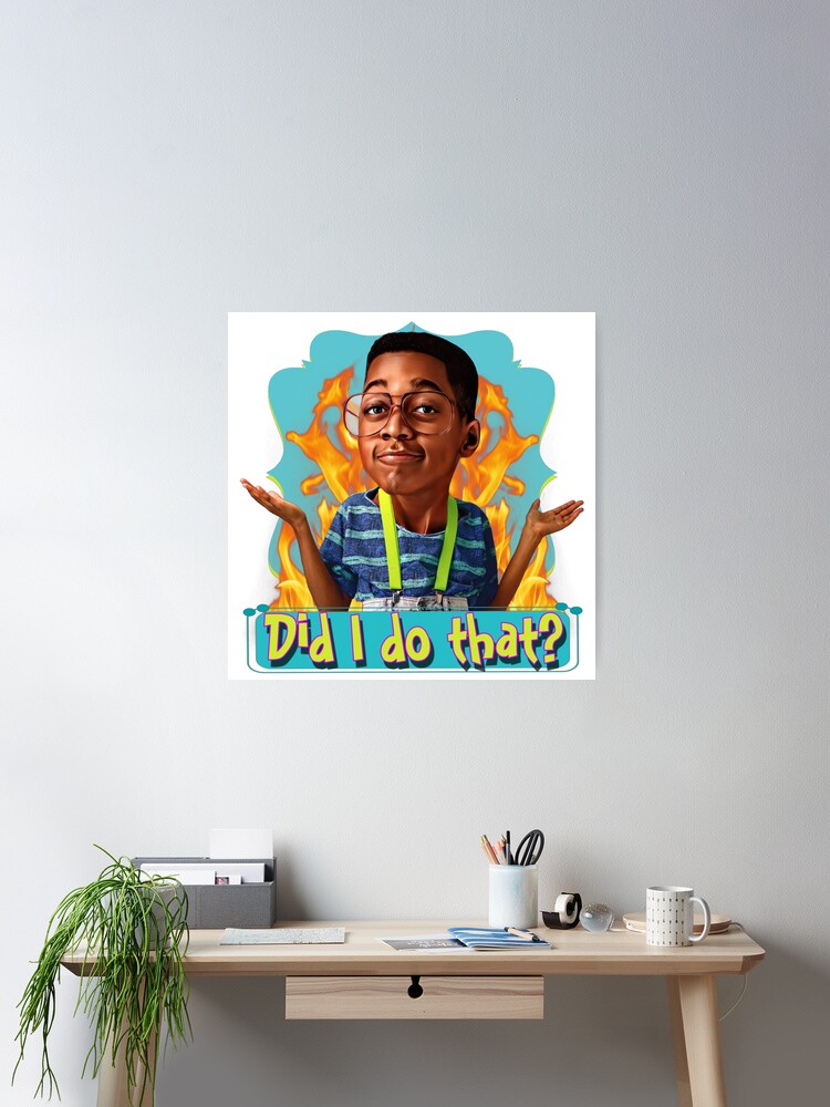 "Steve Urkel- Did I do that?" Poster for Sale by IndecentDesigns ...