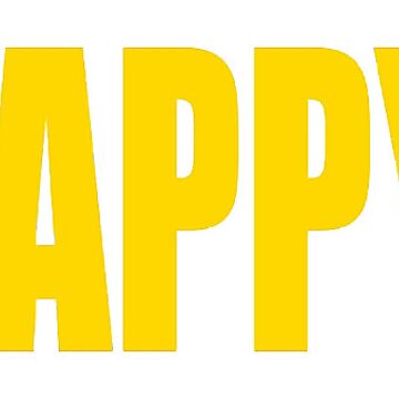 "Happy!" Sticker for Sale by CheCherry | Redbubble