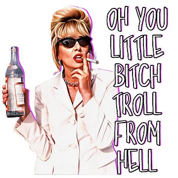 "Absolutely Fabulous- Patsy" Sticker for Sale by IndecentDesigns ...