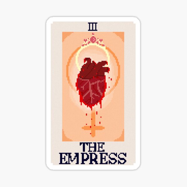"THE EMPRESS" Sticker for Sale by rottenwork | Redbubble