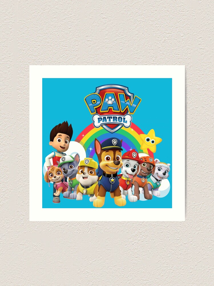 "Paw Patrol" Art Print for Sale by samanguru | Redbubble