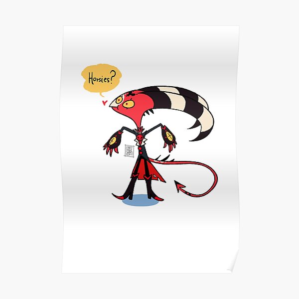 "helluvaboss blitzo and his love for horses" Poster for Sale by ...