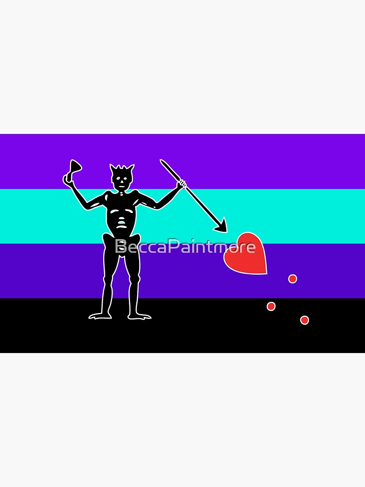"Alexigender Pride - Blackbeard" Sticker for Sale by BeccaPaintmore ...