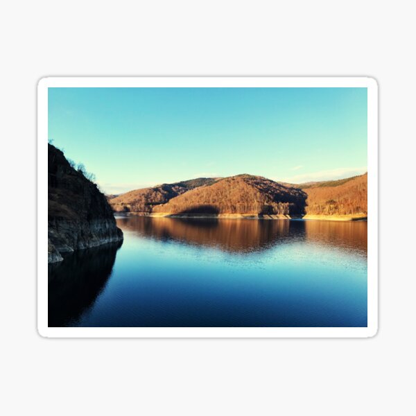 "Mountain Lake" Sticker for Sale by Utadapel | Redbubble