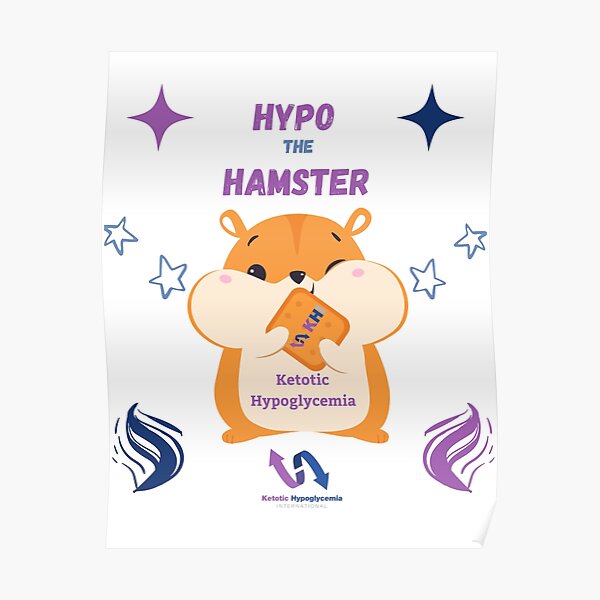 "Hypo The Hamster" Poster for Sale by KetoticHypo | Redbubble