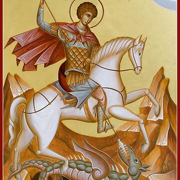 "St George" Art Print for Sale by ikonographics | Redbubble