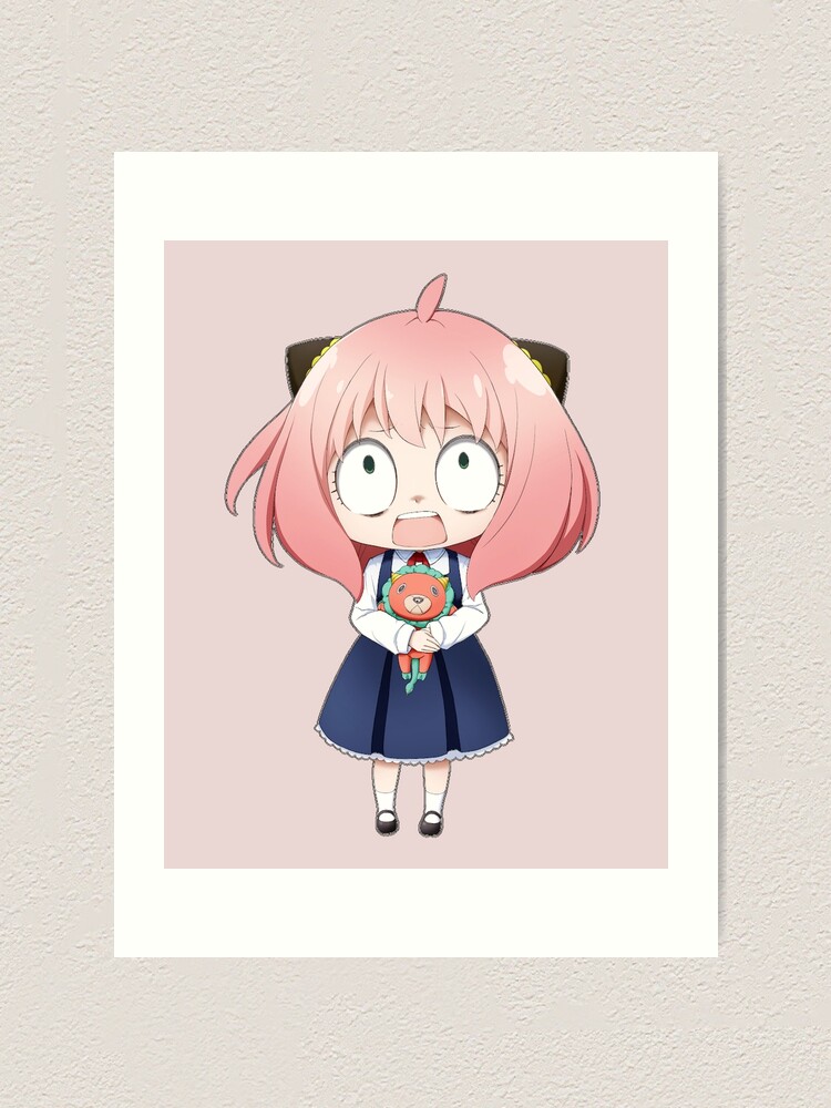 "Anya Surprised Face (Spy x Family)" Art Print for Sale by TheBrebs ...