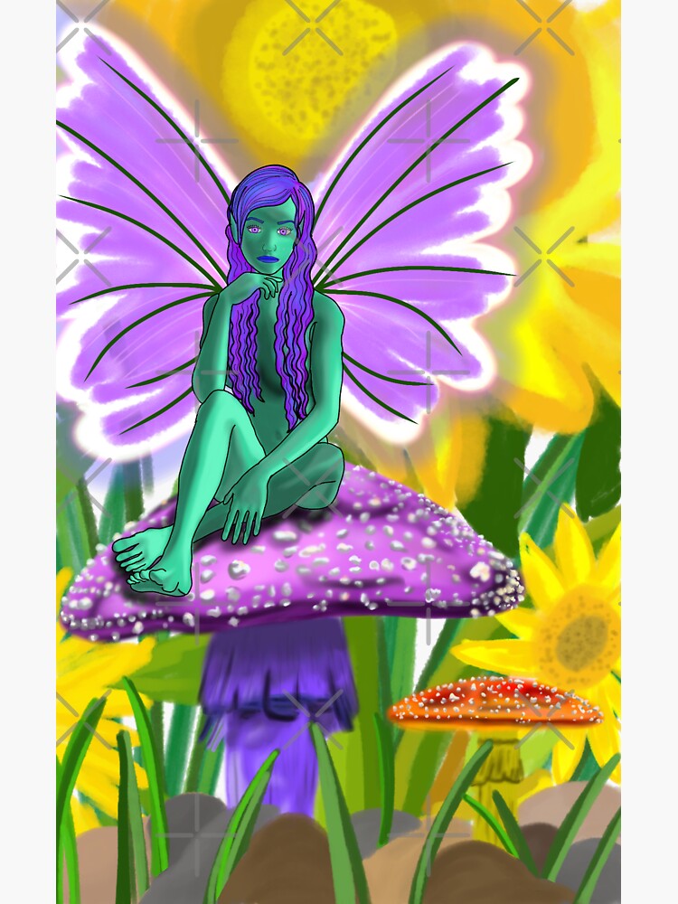 "Fae" Sticker for Sale by RedGibson | Redbubble