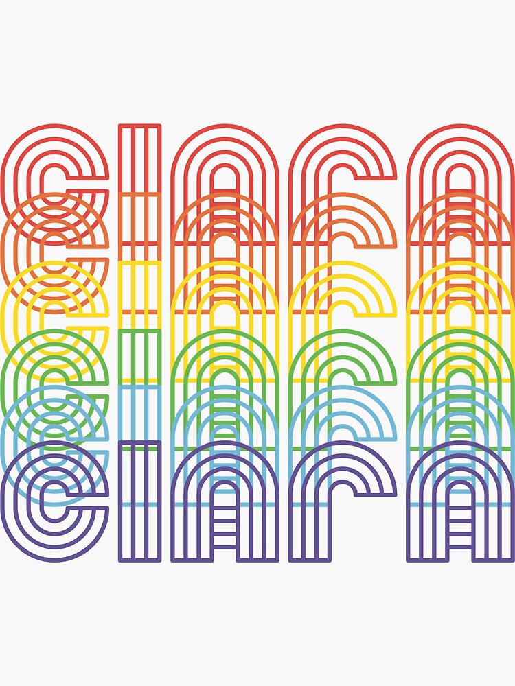 "Ciara" Sticker for Sale by LolliFlop | Redbubble