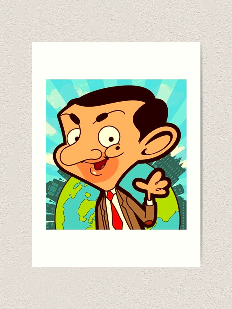 "Mr. Bean" Art Print for Sale by Gagilix | Redbubble