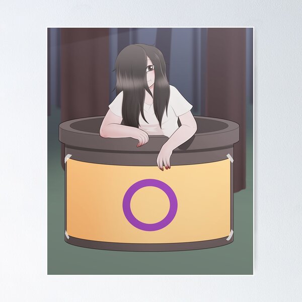 "Sadako Intersex Pride" Poster for Sale by Alice Steele | Redbubble