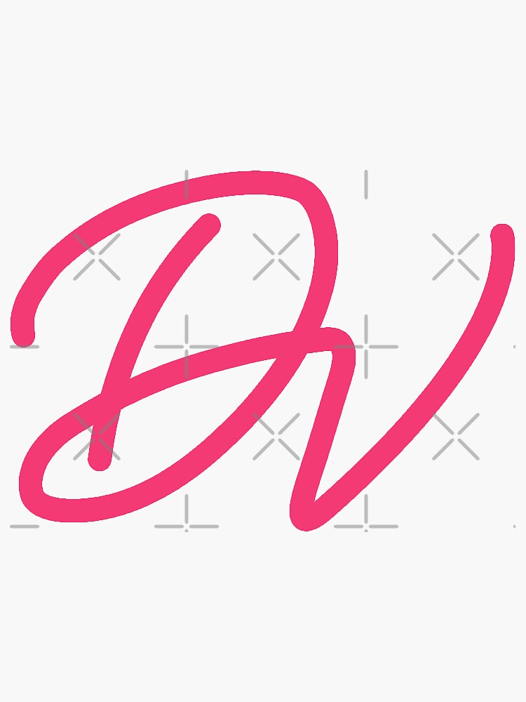 "Deborah Vance Signature Logo" Sticker for Sale by khurst | Redbubble