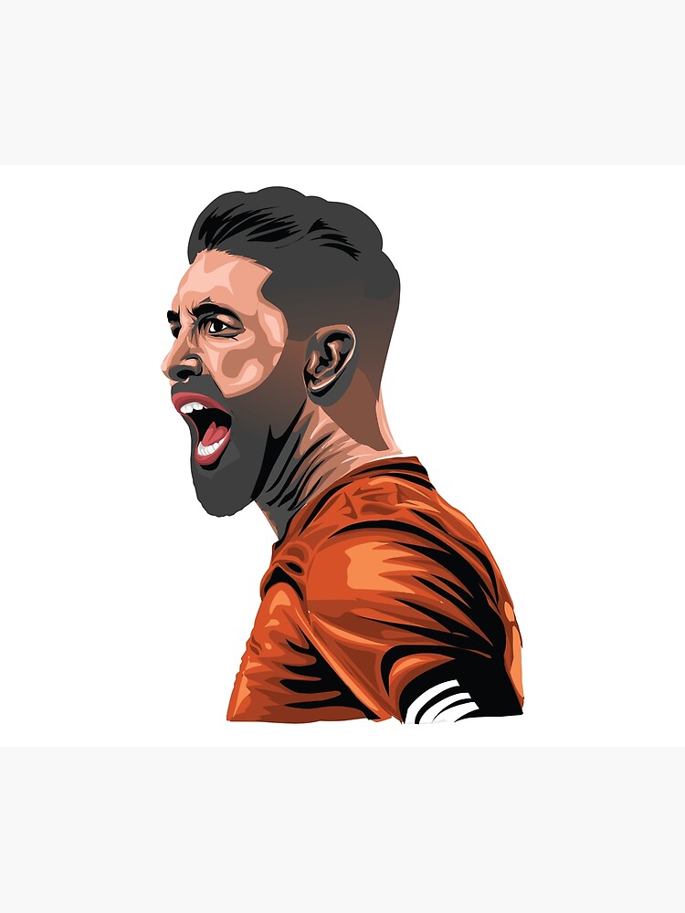 "Sergio Ramos Vector Art" Poster for Sale by Deura | Redbubble