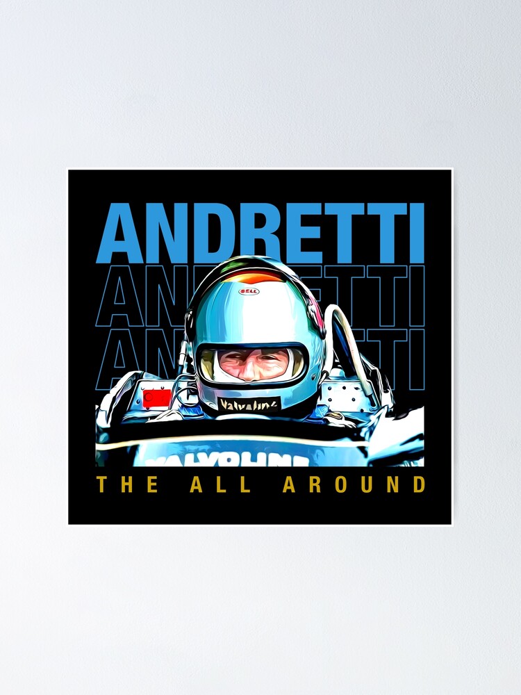"Mario Andretti helmet F1 Champion 1978" Poster for Sale by heatshop ...