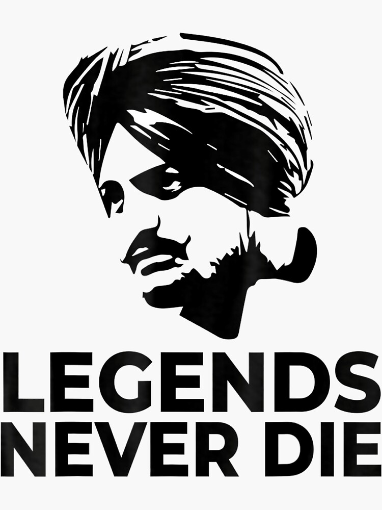 "Legends Sidhu Moose Wala Forever Classic T-Shirt" Sticker for Sale by ...