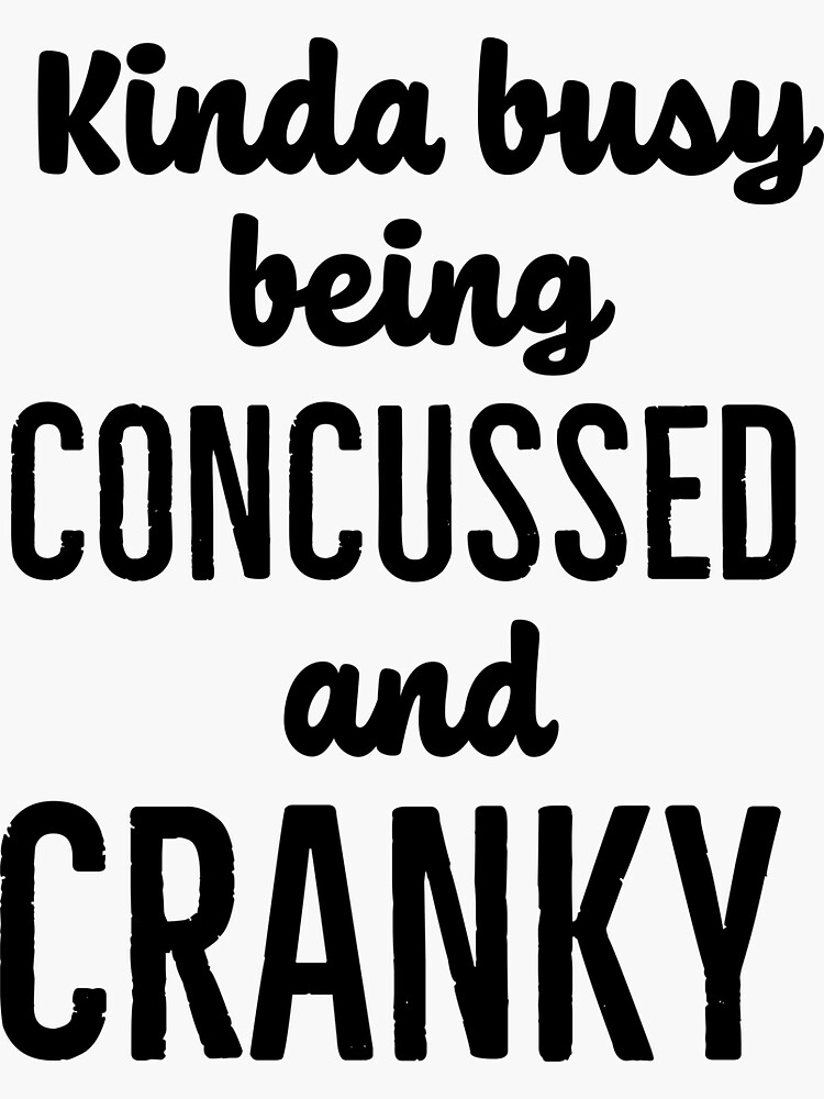 " concussion, funny self deprecating, traumatic brain injury awareness ...