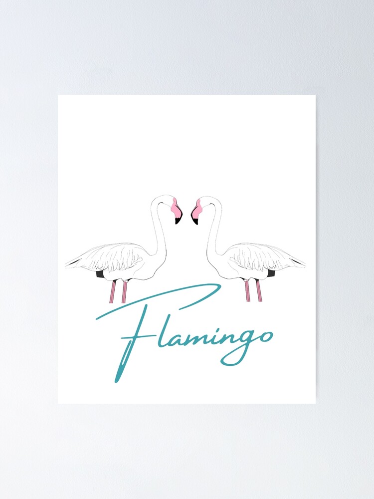 "Flamingo Lady, Flamingo Girl" Poster for Sale by FARES6 | Redbubble